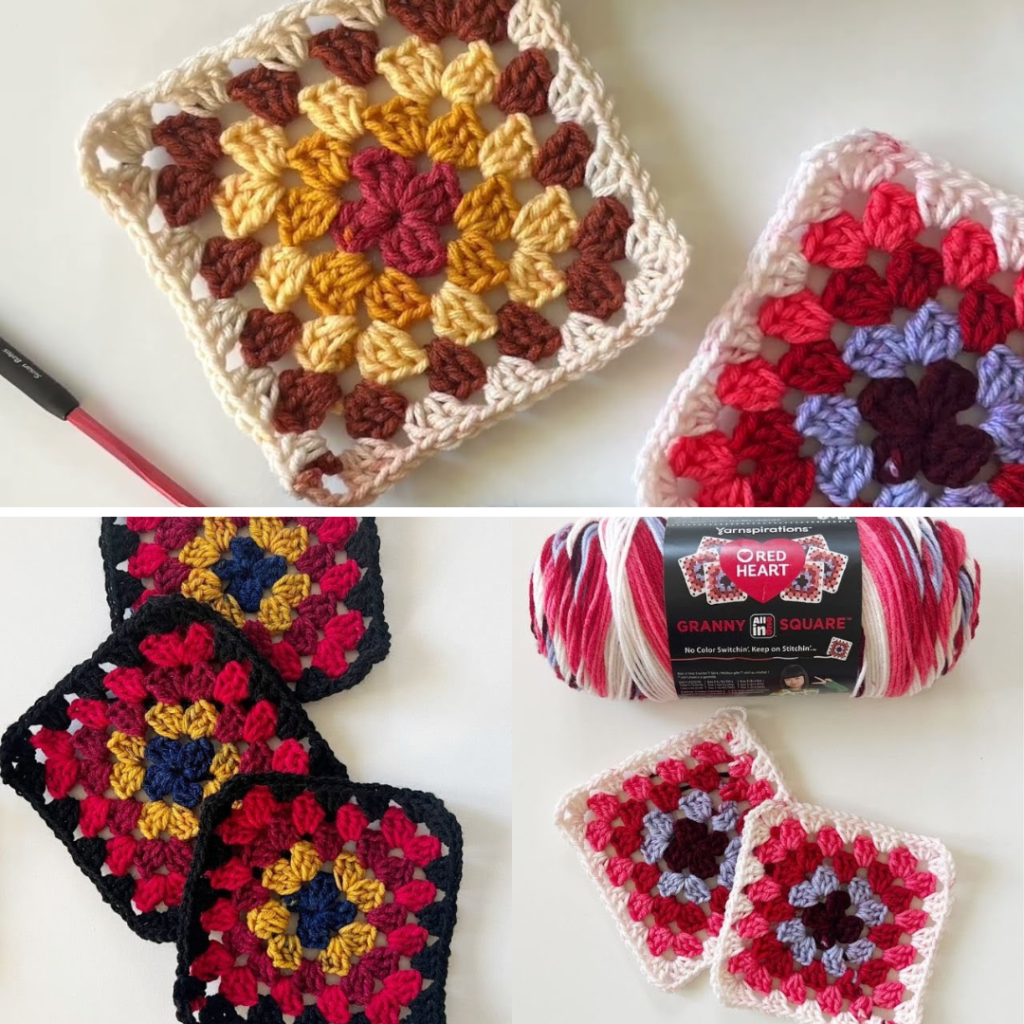 How to Crochet the All-in-One Granny Square - Crocheteveryday
